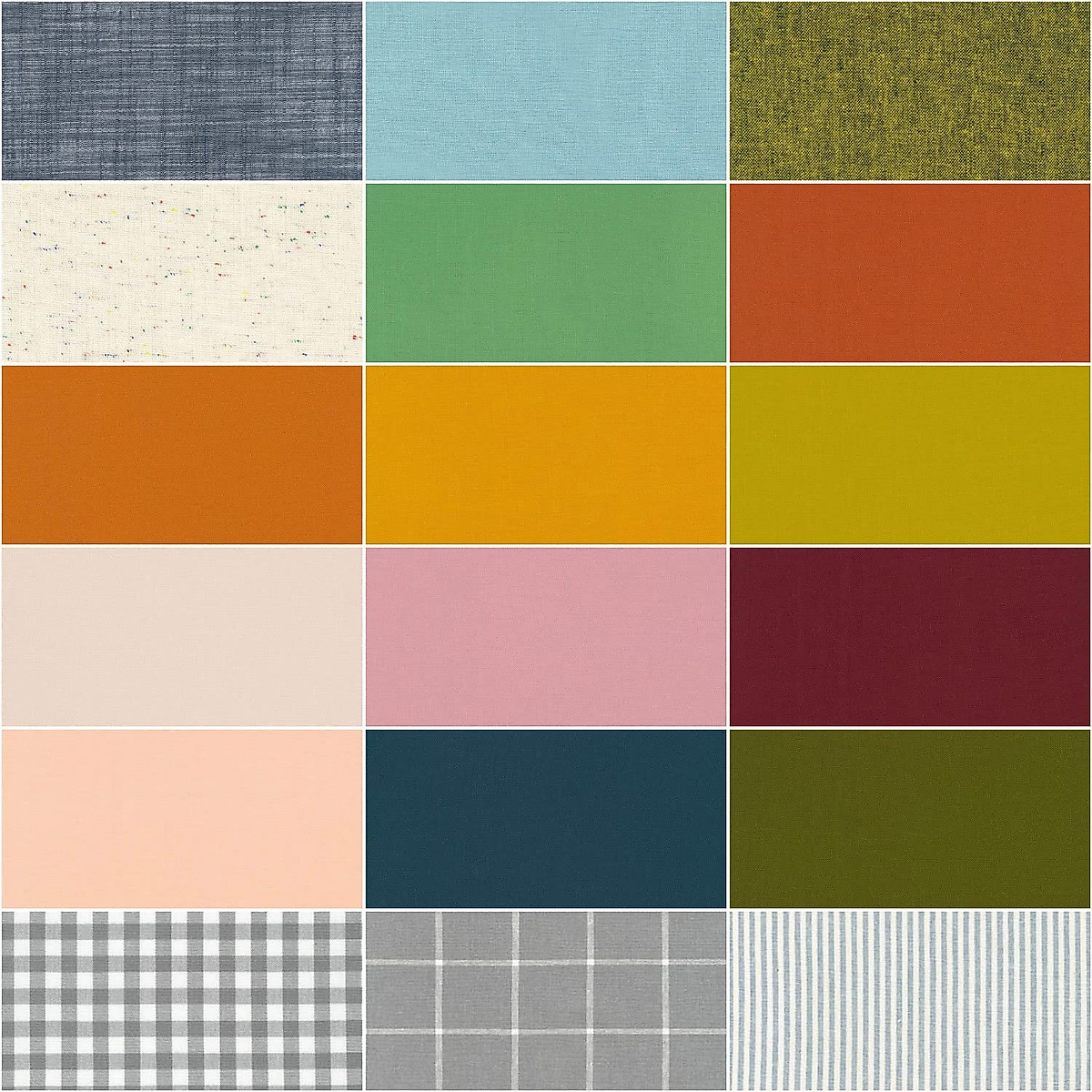 Palette Picks Pen & Paper Patterns 18 Fat Quarters Robert Kaufman Fabrics FQ-1978-18