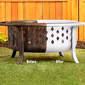 Rust-Oleum 7751830 High Heat Spray Paint, 12 Ounce, White, 12 Fl Oz