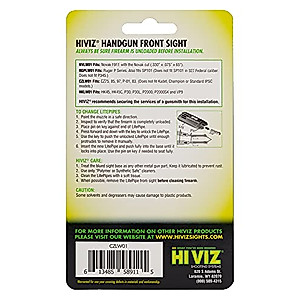 HIVIZ CZLW01 CZ Front Interchangeable LITEWAVE Handgun Sight
