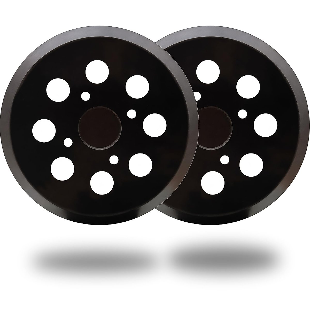 2 Pack 5 Inch 8 Hole Hook and Loop Sander Pad for Ridgid R2600, R2601 5" Random Orbit Sanders - Replacement Backing Sanding Pad for Pad Part Number 300527002
