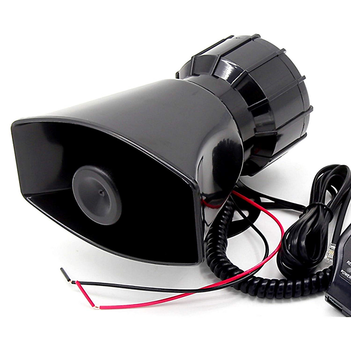 Viping Car Horn Siren Police Car Siren Horn Speaker 80W siren speaker Horn with Mic PA speaker system Emergency Sound Amplifier Alarm System Kit Alarm Horn for any 12V Truck lorry boat car ect