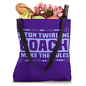 Baton Twirling Coach Twirler Marching Band Very Peri Purple Tote Bag