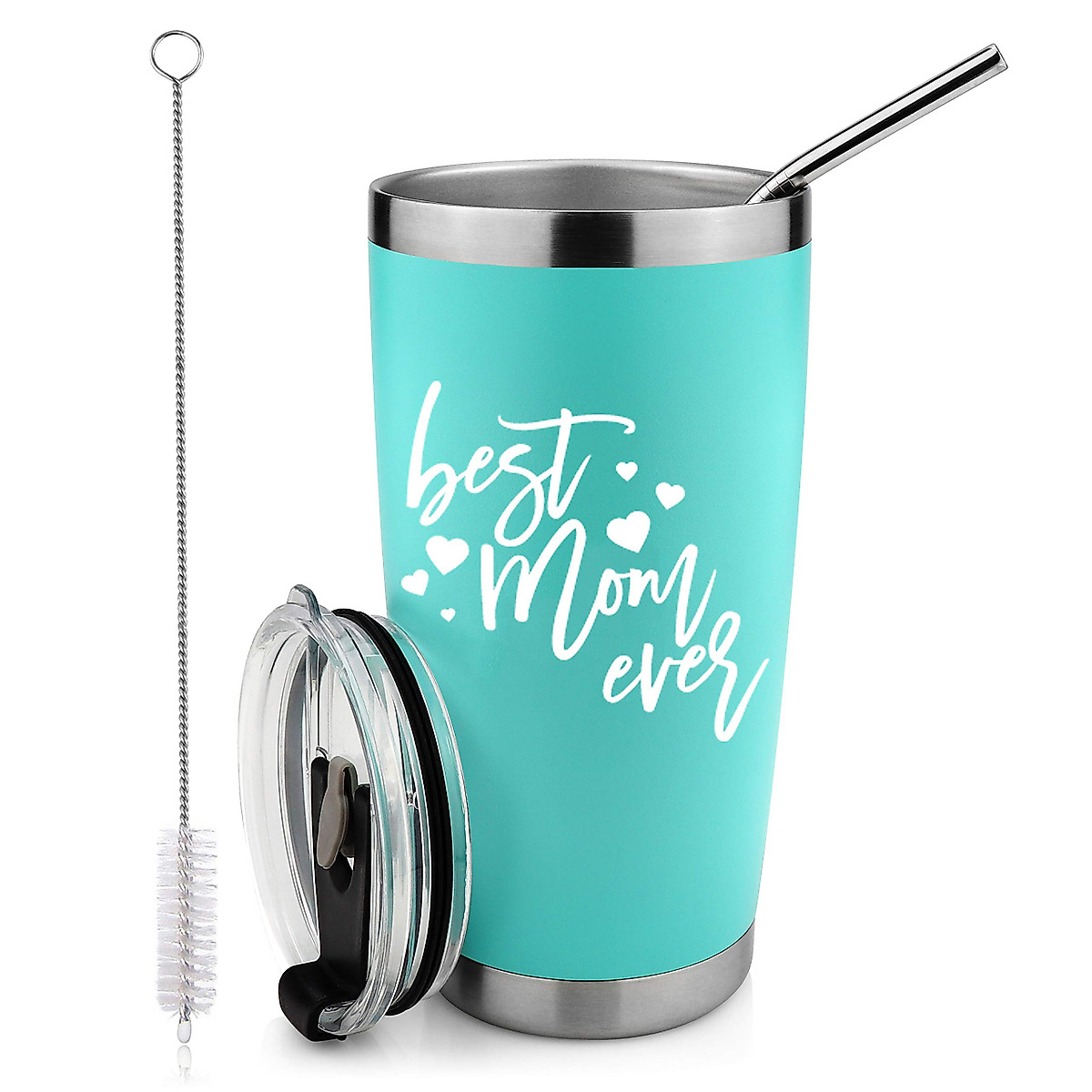 Best Mom Ever-Gift for Mom for Christmas, 20 Ounce Stainless Steel Tumbler