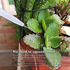 Valchoose Plastic Squeeze Bottle Leak Proof, 250ml | 8.5oz White Wash Bottle Chemical, LDPE, Safety, Medical with Narrow Mouth Scale Labels for Succulent Tattoo Label Watering (1 Bottle)