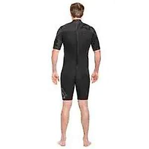 BARE 2MM Revel Men's Shorty Wetsuit | Combines Comfort and Flexibility | Made from a Blend of Neoprene and Laminate | Designed for All Watersports Including Scuba Diving and Snorkeling | Grey - 2XL