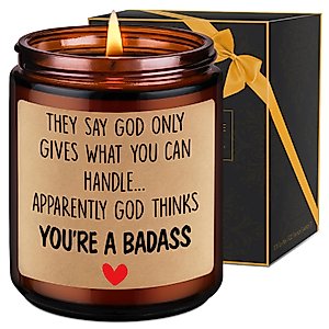 LEADO Candle, Get Well Soon Gifts for Women, Men, Breast Cancer Gifts for Woman, Get Well Gifts for Women, After Surgery Recovery Gifts, Encouragement, Comfort Items for Cancer Patients, Chemo