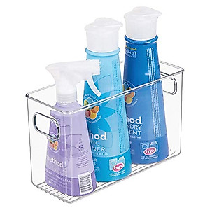 InterDesign Linus Plastic Countertop, Closet, and Vanity Organizer, Storage Bin for Bathroom, Bedroom, Office, Craft Room, Kitchen, Small