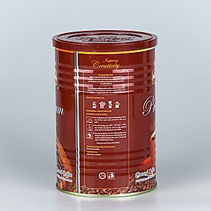 Trung Nguyen — Premium Blend — Roasted Ground Coffee Blend — Strong and Bold — Arabica & Robusta — Chocolate Flavor — Vietnamese Coffee 1 Can (15 oz)