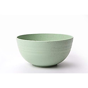 Flux Kitchenware Unbreakable Cereal Bowls - Wheat Straw Fiber - Lightweight Bowl - Dishwasher Microwave Safe - BPA Free - Ideal for Cereal Salad Soup Noodle Rice Fruit Dessert (4 Pieces)