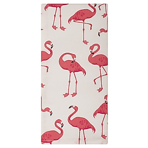 MUkitchen Kitchen Designer Print Towel Set, Flock Of Flamingos