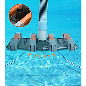 TidyMister Pool Vacuum Head - Heavy Duty Inground & Above Ground Cleaning