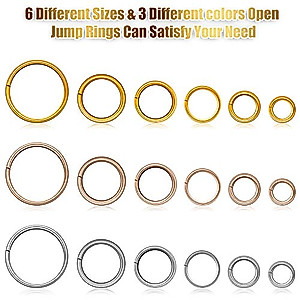 1014 Pieces Nail Dangle Charm Piercing Tool Hand Drill, Nail Charms 6 Sizes Jump Rings Connectors with Jump Ring Open Close Tool, Pliers and Tweezers for Jewelry Making Supplies