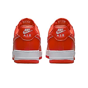 Nike Men's Air Force 1 Shoe, Picante Red-white, 13