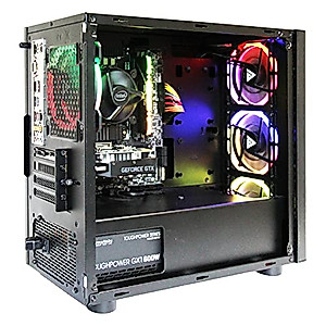 ZOTAC Gaming MEK Hero G1 I1416FV Gaming PC Desktop Intel 11th Gen Core i5 11400F, GeForce GTX 1650 4GB, 8GB 3200 MHz DDR4, 500GB M.2 NVMe SSD, WiFi + Bluetooth, RGB ‎- GH1650I1400F01BA-U-W11