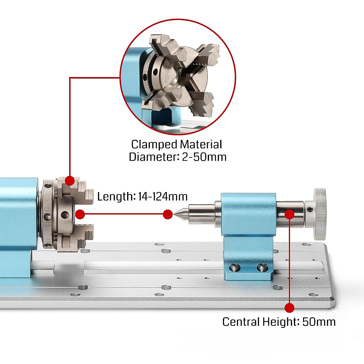 Genmitsu 4040-PRO CNC Machine with 4th Axis Rotary Module Kit and Offline Controller