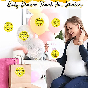 wootile Honey Bee Thank You Stickers 200 Pcs Bee Baby Shower Favor Label 2 Inch Thank You for Beeing Stickers Bzzz-Ness Sticker for Jars Bottle Gift Box Birthday Baby Shower Party Favor Label Stickers
