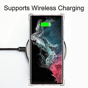 Osophter Samsung Galaxy S23 Ultra Clear Case - TPU Shock-Absorption, Reinforced Corners for Girls & Boys