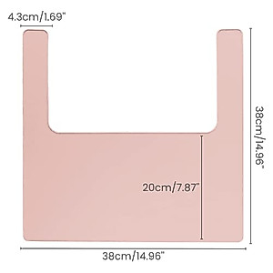 High Chair Placemat for IKEA Antilop Baby High Chair, Silicone Placemats, High Chair Tray Finger Foods Placemat for Boys and Girls, Babies, Toddlers (Blush)