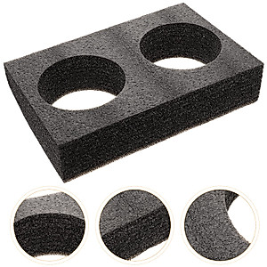 Zerodeko 2pcs Takeaway Cup Holder Packing Bowl Tray Drink Carrier for Bowl Packing Tray Outdoor Couch Bowl Holder Trays Picnic Bowl Drink Cup Epe Pearl Cotton Coffee