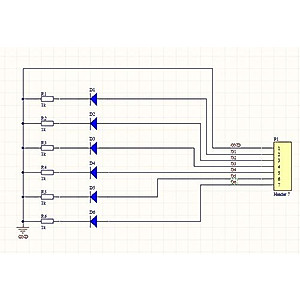Eletechsup Electronic Starter Hobby Kit Button Key Module & LED Board (5)
