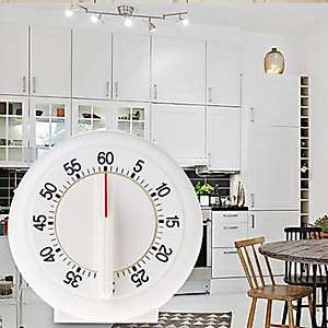 discountstore145 Timers for Kitchen Digital Kitchen Timer Countdown Stopwatch Timer with Loud Alarm Large Display White