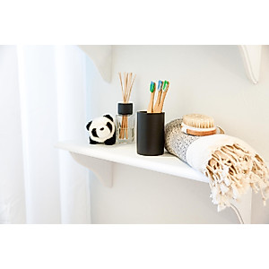 Woobamboo! Bamboo Toothbrush - Slim Handle - Soft Bristle - BPA Free Nylon Bristles - Eco-Friendly, Biodegradable, Compostable, Vegan (Pack of 4)