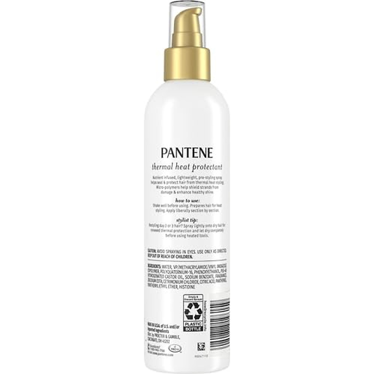 PANTENE Pro-V Heat Primer Thermal Heat Protectant, 7.2 oz