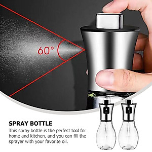 2pcs Oil Bottles for Kitchen Oil Mister for Air Fryer Oil Holder Oil Spraying Bottle Olive Oil Dispenser Spray Cooking Oil Sprayer Mister Spray Bottle Oil Spray Bottle for Cooking