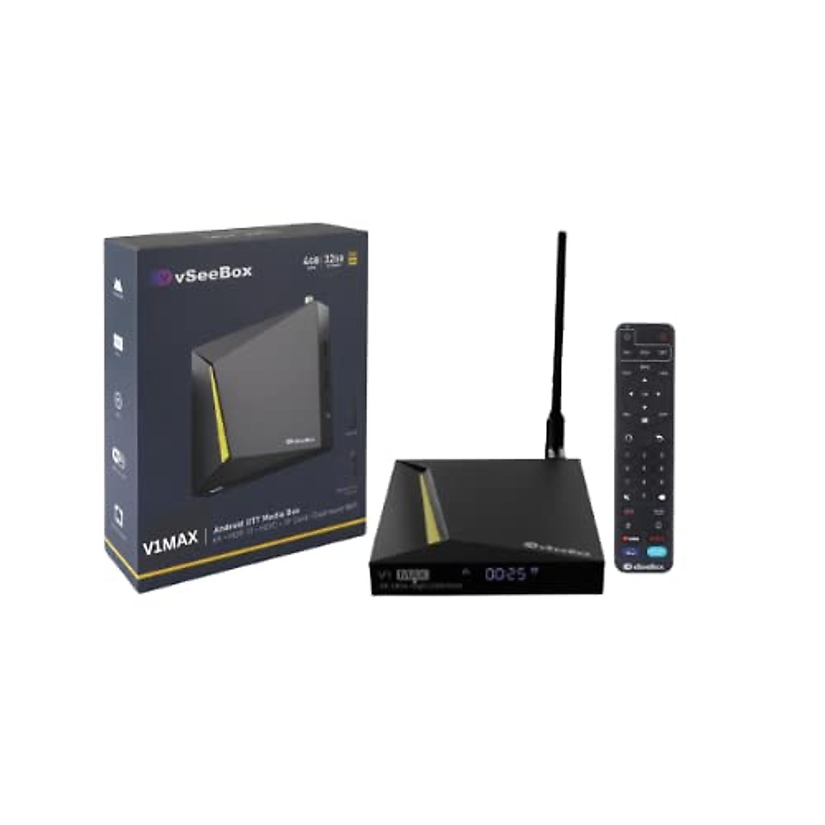 New 2023 vseeBox v1max with Backlit Android TV Box (4GB RAM + 32GB ROM) Fast Delivery 3 Days