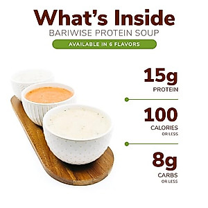 BariWise Protein Soup Mix, Variety Pack, 15g Protein, Low Carb (7ct)