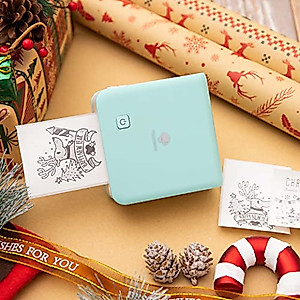 Phomemo Sticker Printer - M02 PRO, 300 dpi High Resolution Bluetooth Thermal Sticker Printer, Wireless Portable Pocket Mini Printer, Sticker Maker, Mini Photo Printer for iPhone & Android Phones