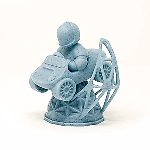 Gizmo Dorks PLA 3D Printer Filament 3mm (2.85mm) 200g, 4 Color Sample Pack - Marble, Glitter Blue, Glow Green, Change Green Yellow