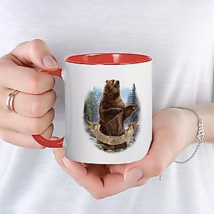 CafePress Grizzly Bear Mug Ceramic Coffee Mug, Tea Cup 11 oz