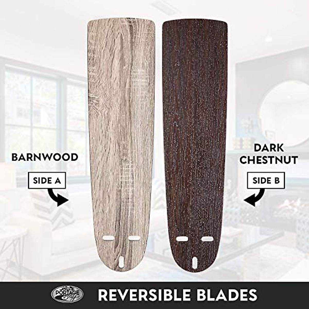 Portage Bay 51446 Montlake Ceiling Fan, 52, Bronze