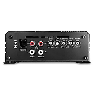 CT Sounds CT-2000.1D Compact Class D Car Audio Monoblock Amplifier, 2000 Watts RMS