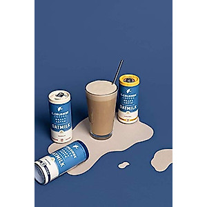 La Colombe Oatmilk Coffee - Draft Latte, Coffee Caramel, 9 Fl Oz (Pack of 12)