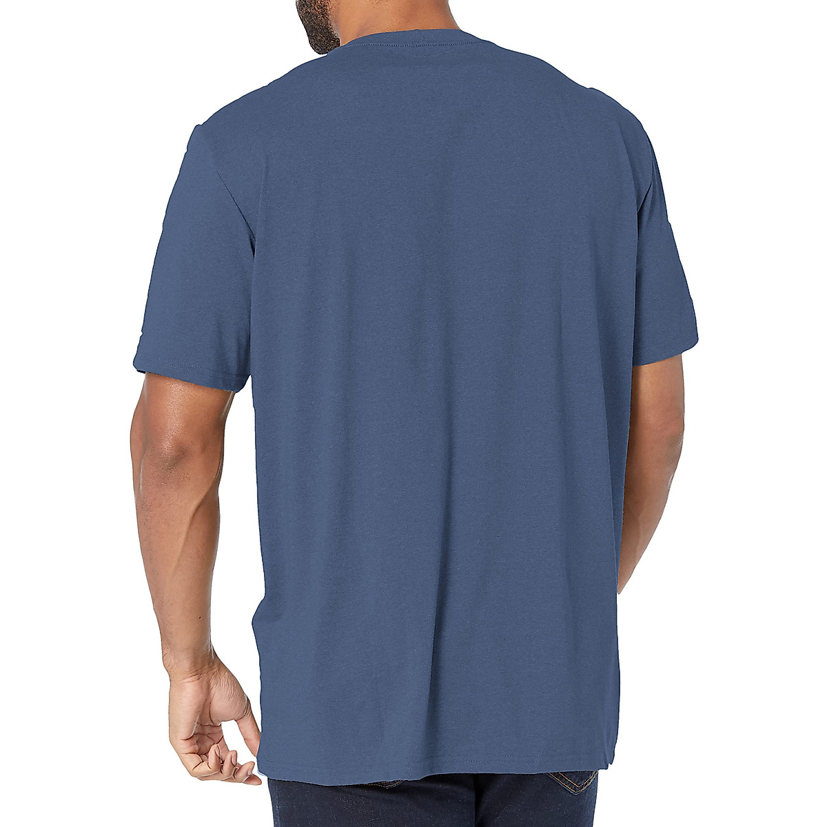Timberland PRO Men's Base Plate Blended Short-Sleeve T-Shirt, Vintage Indigo, Medium