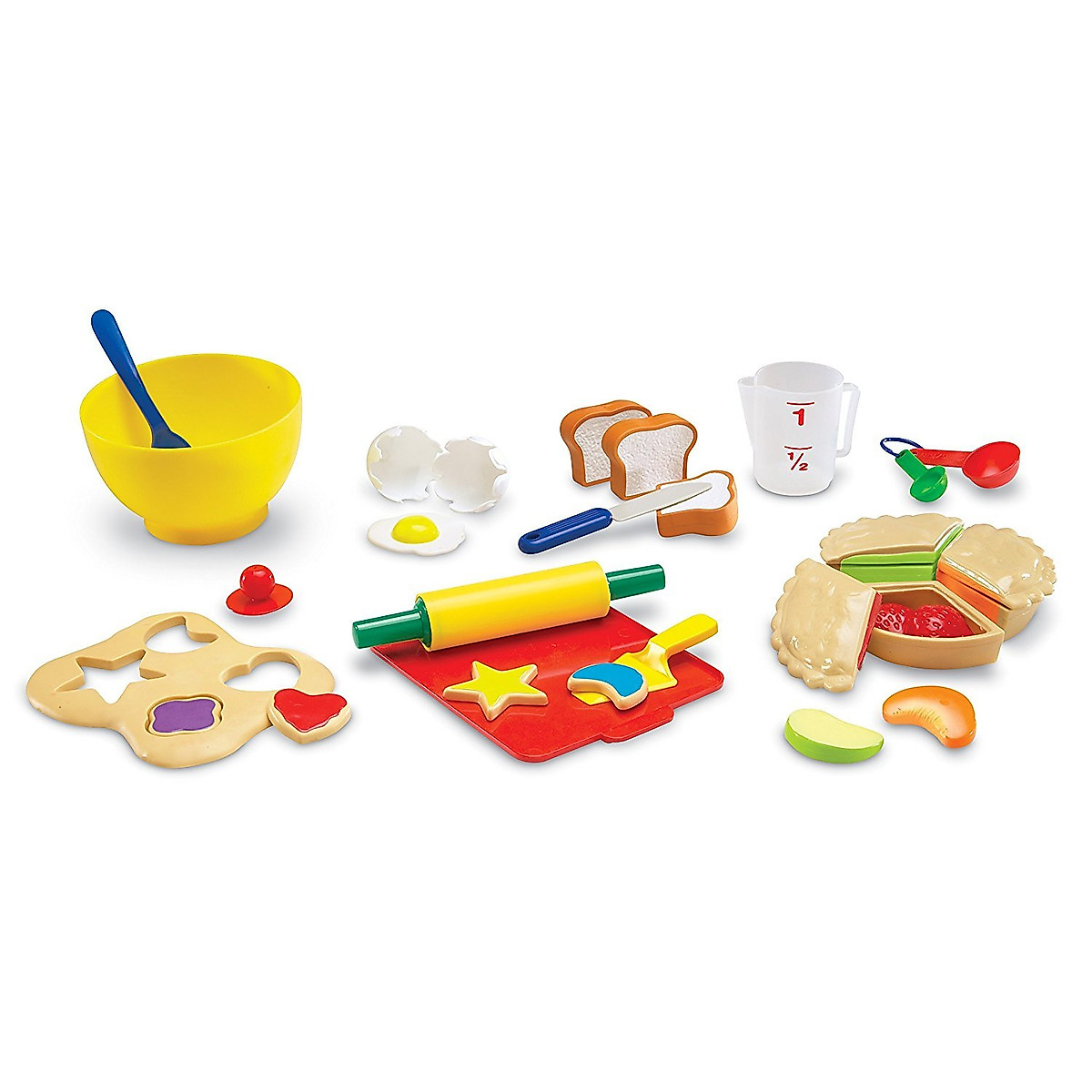 Learning Resources Pretend & Play Bakery Set - 31 Pieces, Ages 3+ Pretend Play Toys for Toddlers, Bakery Toys, Preschool Learning Toys, Kitchen Play Toys for Kids