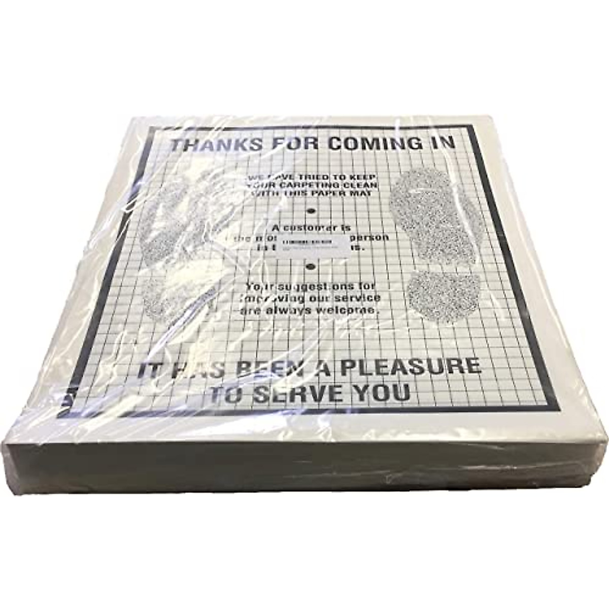 AutoMat Plastic Coated Disposable Paper Automotive Floor Mat (Case of 500)