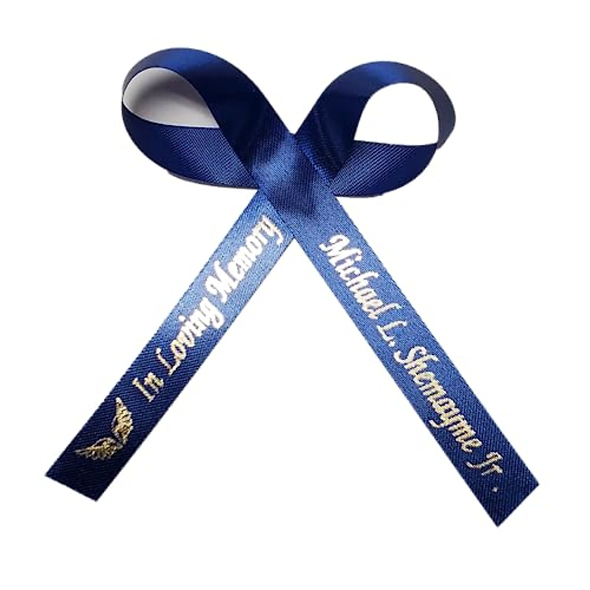 Personalized Ribbons for Bridal Shower Wedding Party Favors or Baby Birthday Bows Bapitsm Christening - Cut or Assembled Bows Custom Ribbon