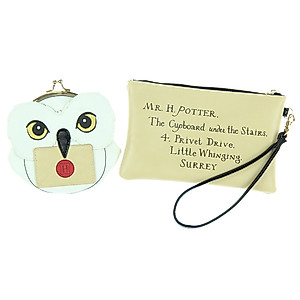 Harry Potter Hogwarts Alumni Jrs. Gift Set Makeup Case Zip Wallet & Coin Purse