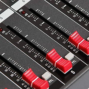 Fineshine 8/12/16 Channel Audio Mixer Sound Mixing Console with Bluetooth USB,PC Recording Input, XLR Microphone Jack, 48V Power, RCA Input/Output for Professional and Beginners (12 channel)