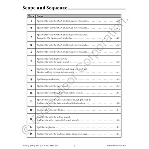 Evan-Moor Building Spelling Skills, Grade 6 - Homeschooling & Classroom Resource Workbook, Reproducible Worksheets, Teaching Edition, Spelling Strategies, Reading and Writing Skills
