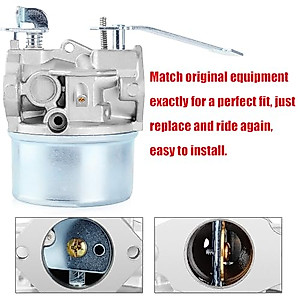 YOFMOO Carburetor Compatible for Tecumseh 632552 632557 632557A 632560 632560A 632641 640086 640086A 640092 640092A 640098 640098A 640311 HSK600 HSK635 TH098SA 3HP 3.25HP 3.5HP 3.75HP Snowblower