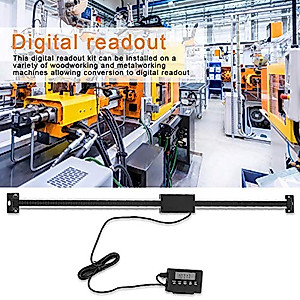 Digital Readout Kit, Data Output Accurate Digital Remote Linear Scale, for Metalworking Woodworking