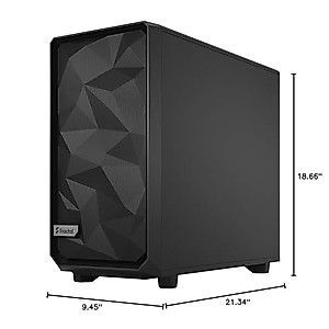 Fractal Design Meshify 2 Black ATX Flexible Mid Tower Computer Case