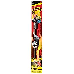 Rocket Fishing Rod - Ready to Fish Kids Fishing Pole - Shoots a Bobber Instead of Casting