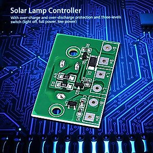 Three-Levels Switch Circuit Board with Switch Clear Connection Solar Lamp Controller Module Industrial for 3.7V Battery