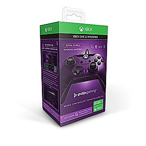 PDP Gaming Wired Controller: Royal Purple - Xbox One