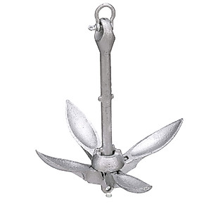 Attwood 11964-1 Grapnel Folding Anchor, 3 lb, Silver